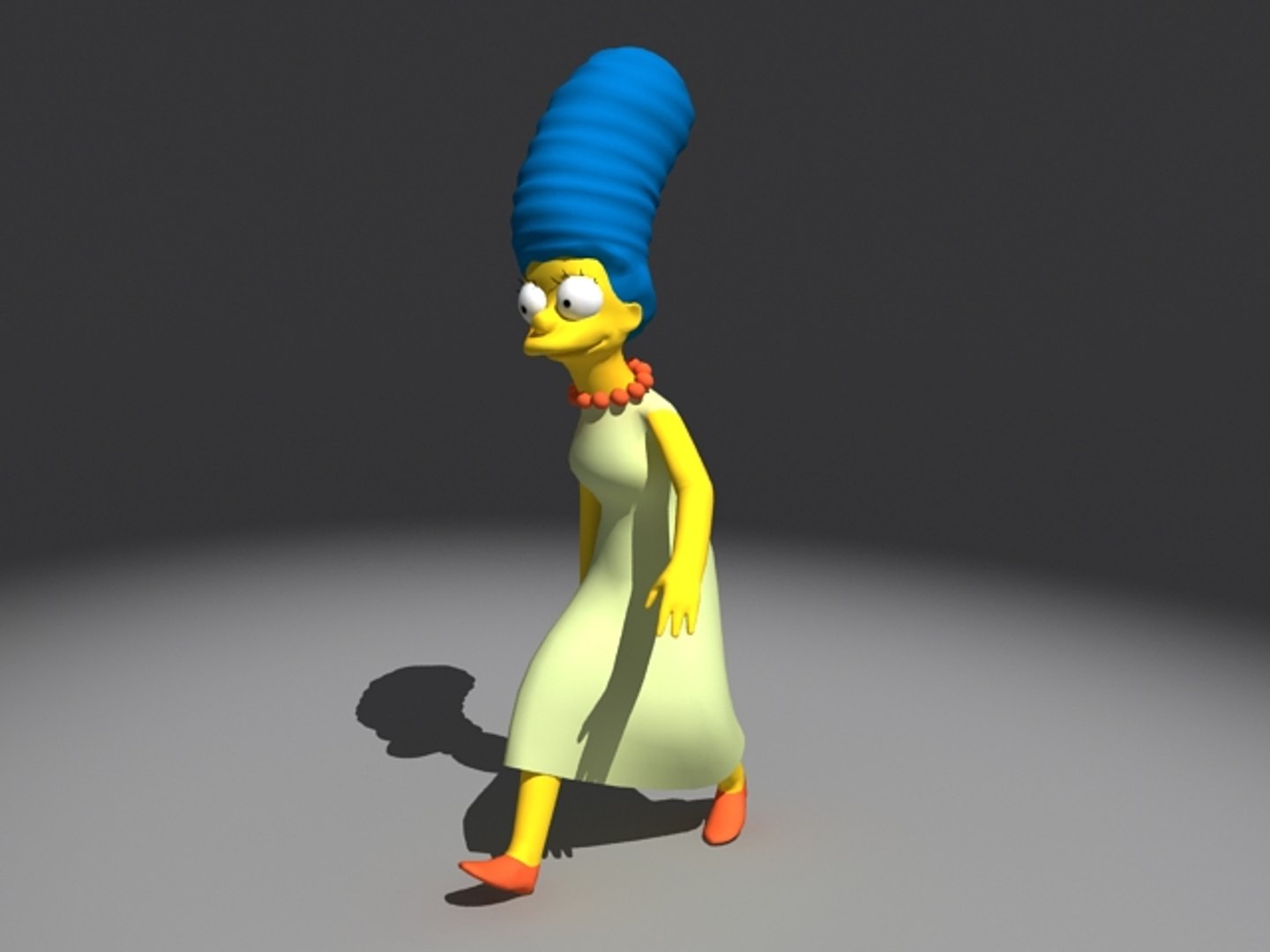 3d Marge Simpson