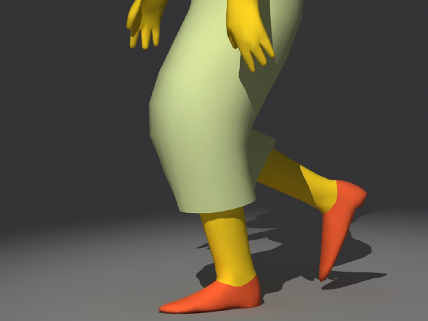 3d Marge Simpson