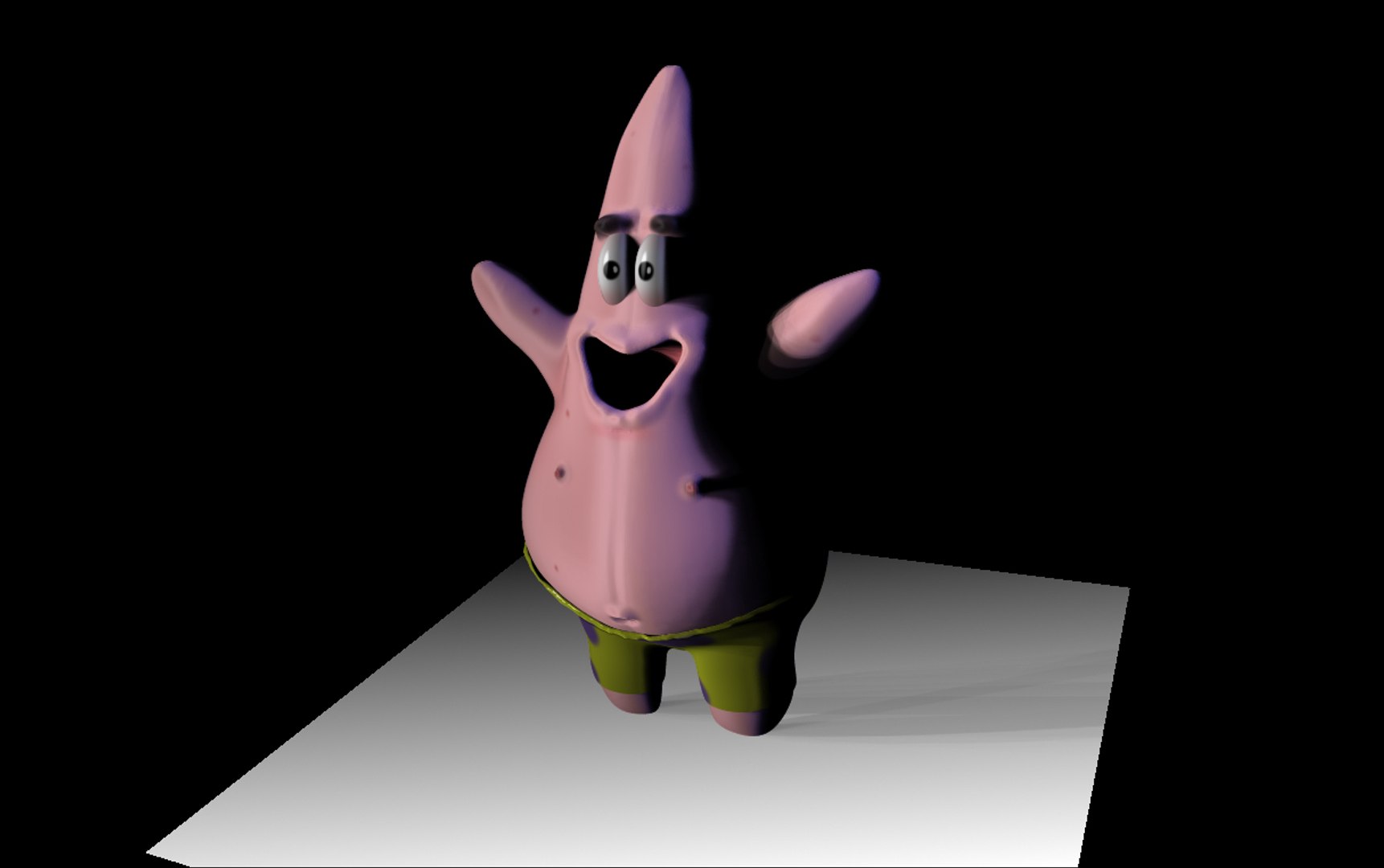 Spongebob Patrick Star 3d Obj