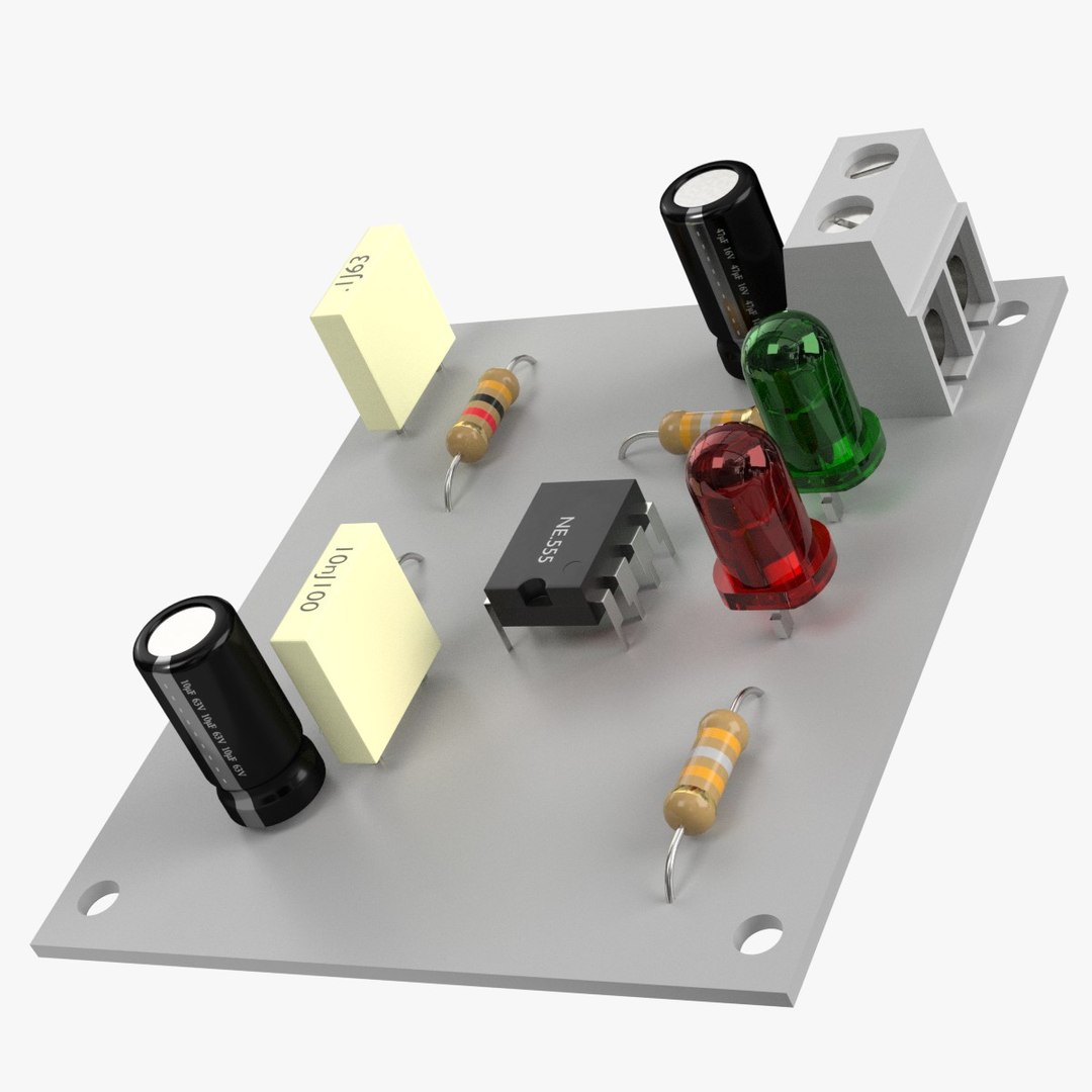 3D Electronic circuit 1 - TurboSquid 1869374