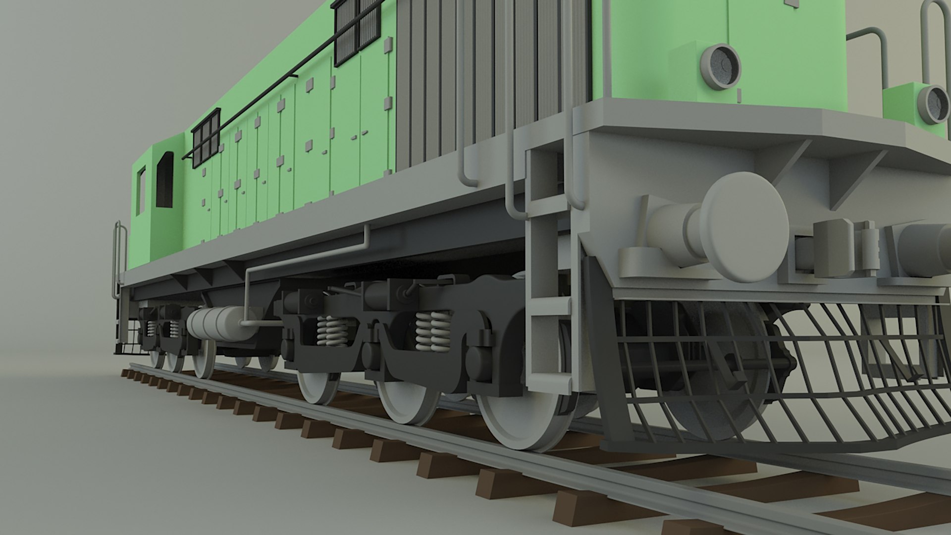 Train Locomotive Model 3D Model - TurboSquid 2416625