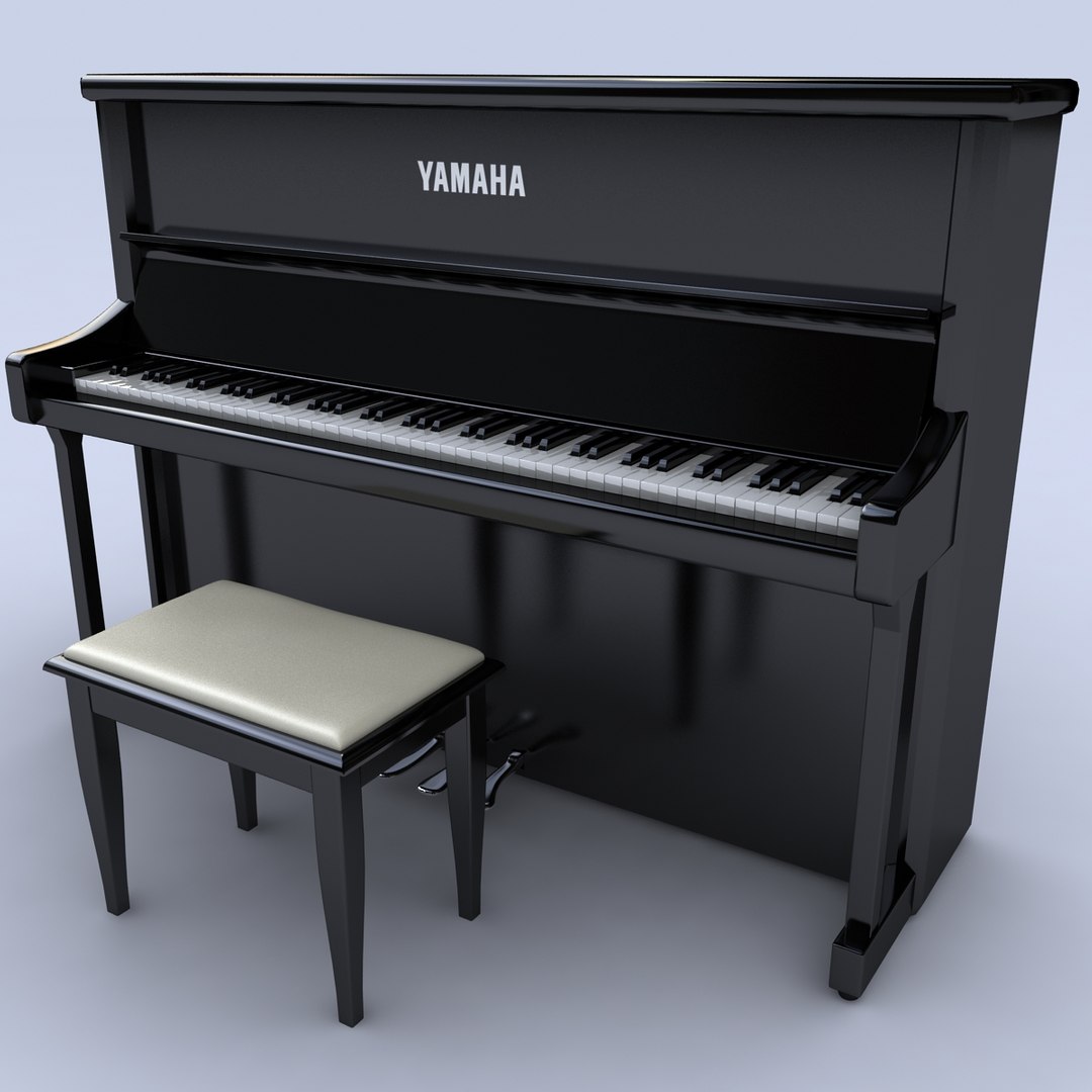 3d piano keyboard instrument model