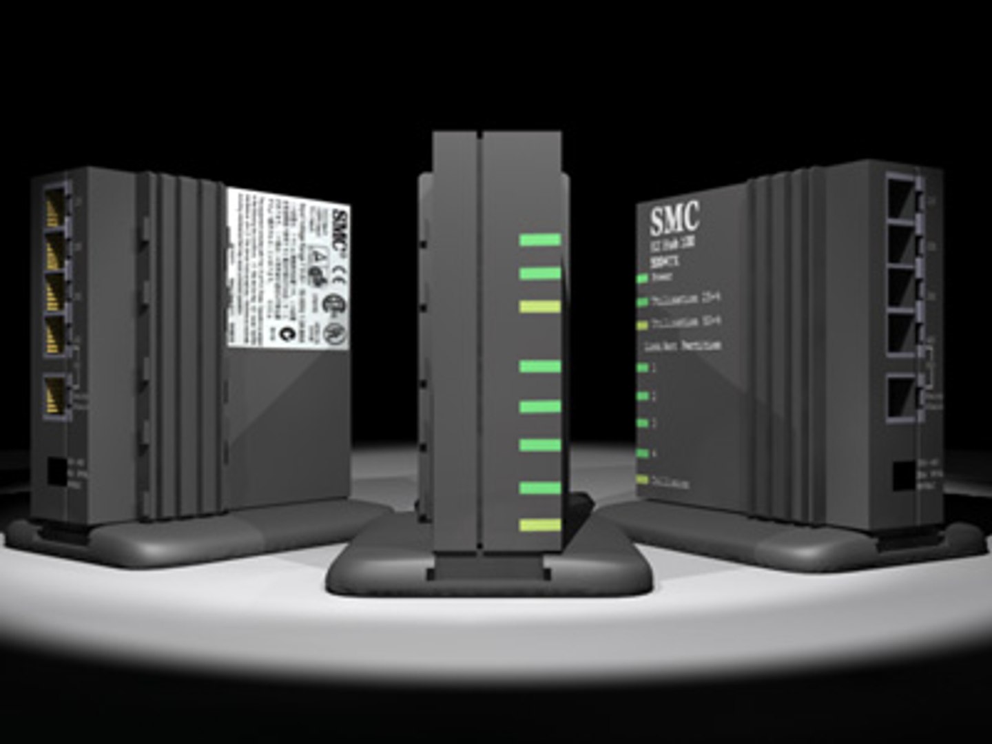 100mbit hub 3d model