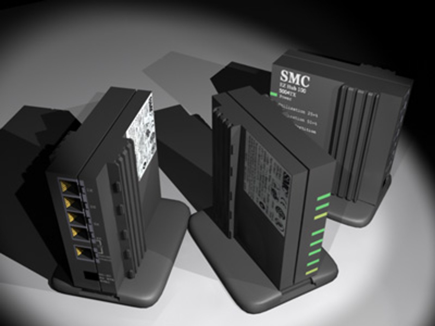 100mbit hub 3d model