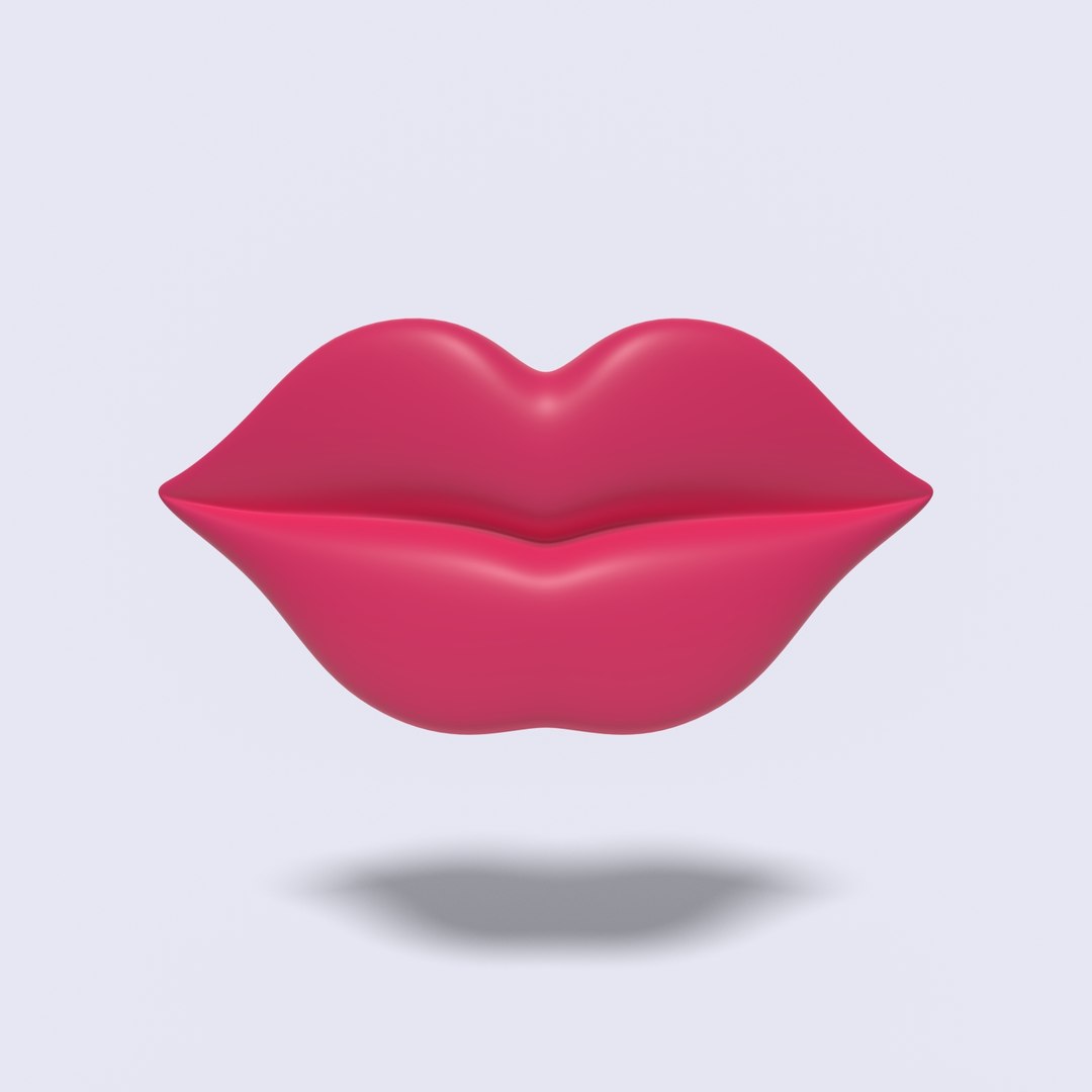 Lips Mesh 3D Model - TurboSquid 1292203
