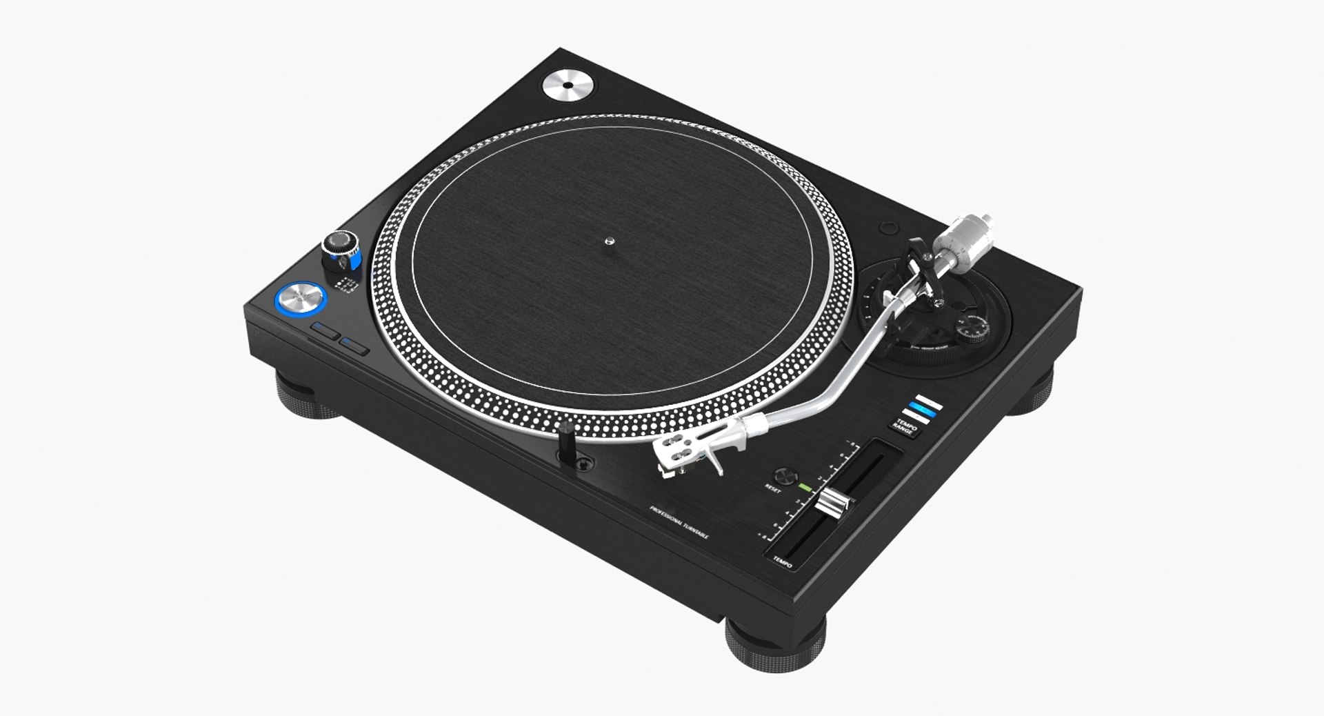 Professional Dj Turntable 3D Model - TurboSquid 1249312