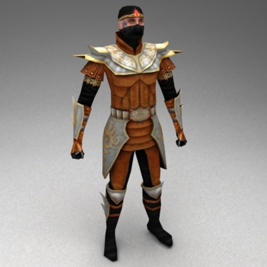 3d Thief Character Medieval