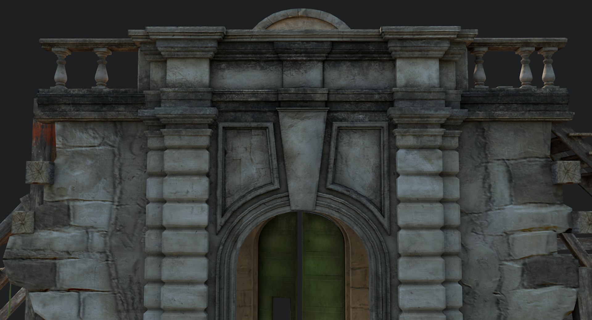 3D Old Portal Castle Interior Model - TurboSquid 1258388