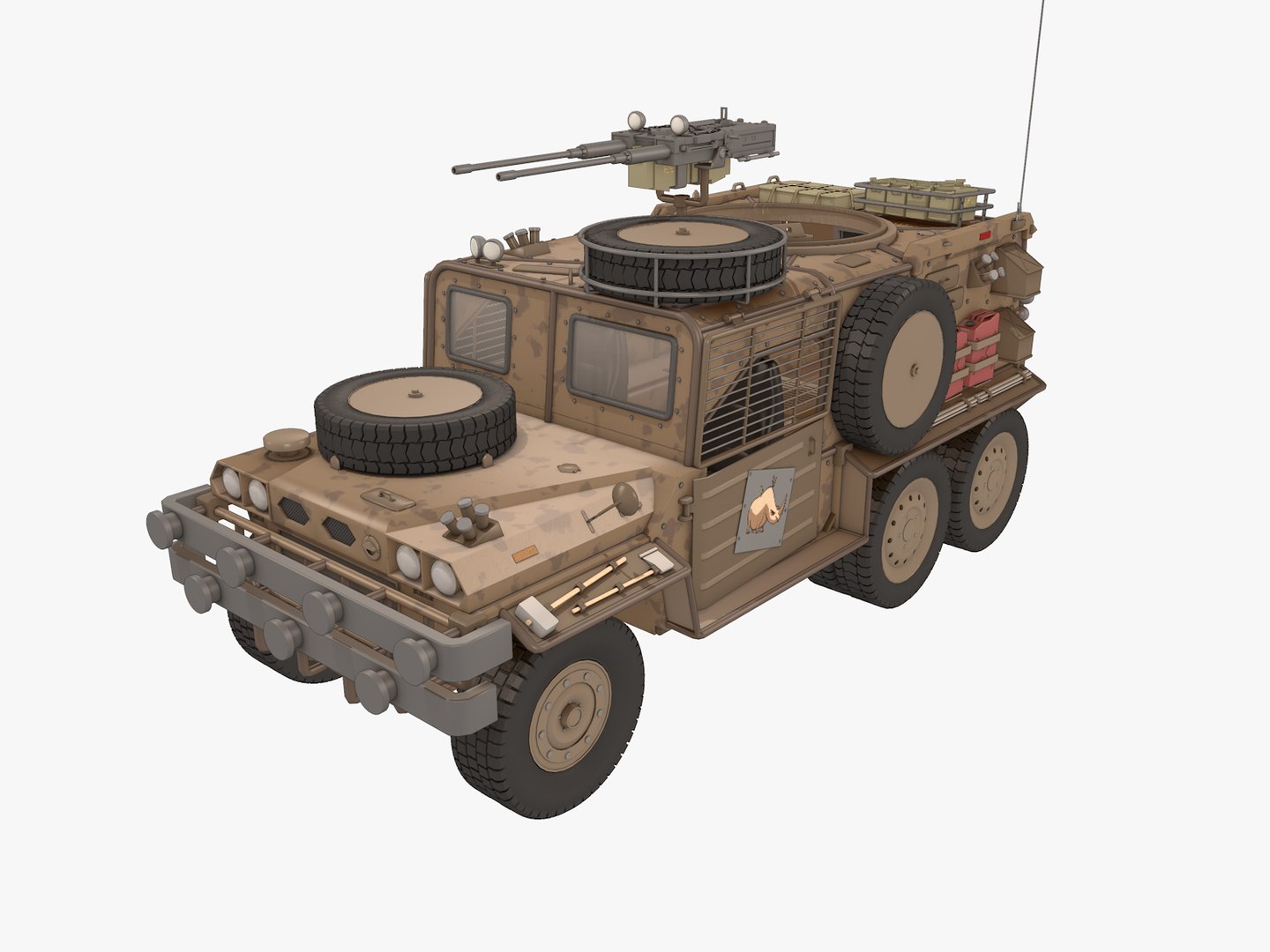 Rhino Heavy Assault 3d 3ds