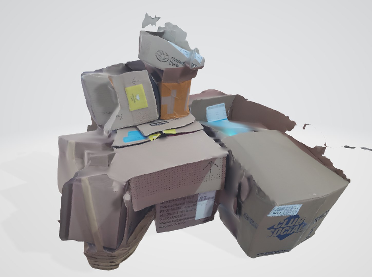 3D Versatile Empty Cardboard Box 3D Asset Low Poly 3D - TurboSquid 2284063
