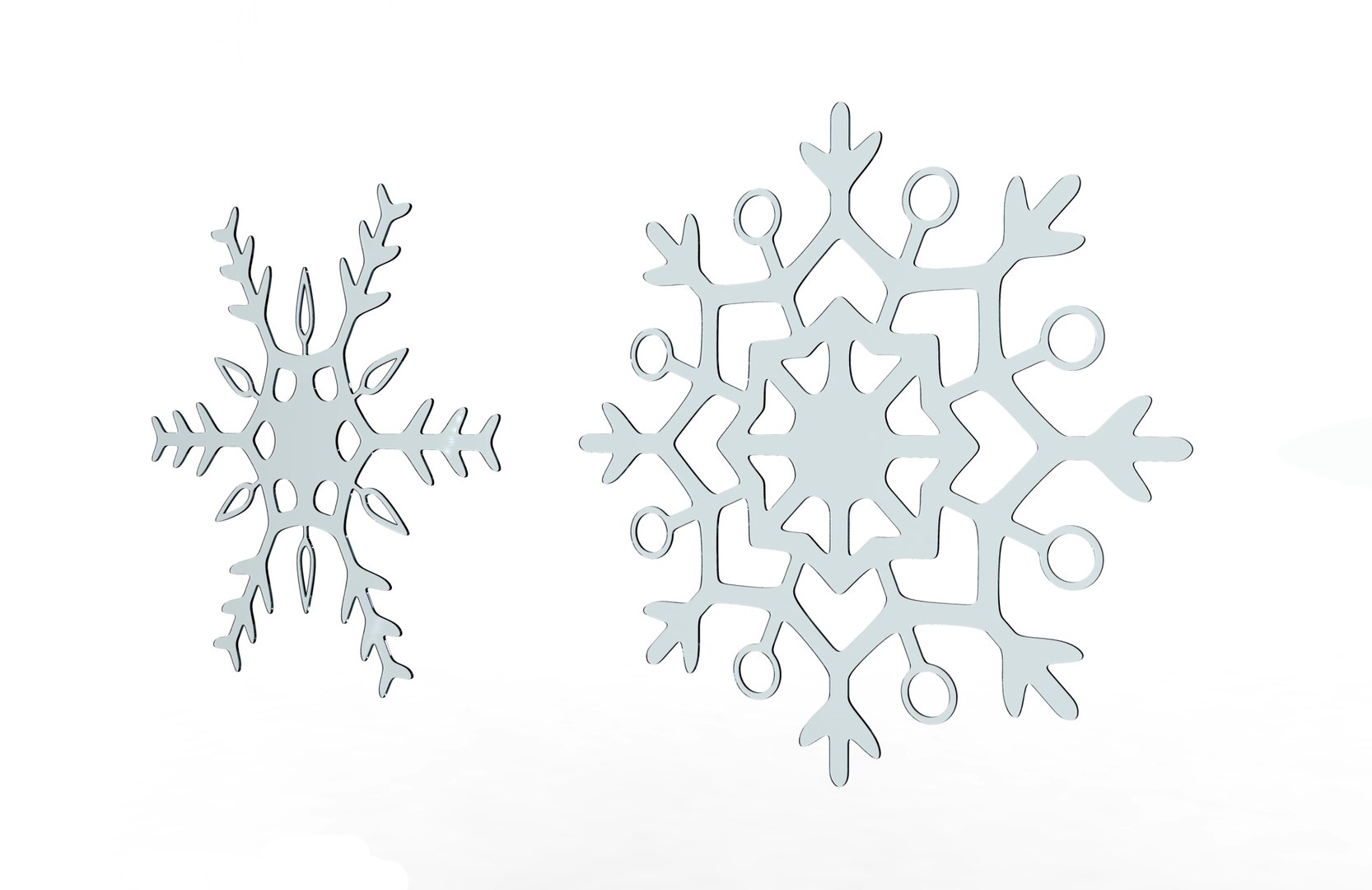 Realistic Snowflakes Model - TurboSquid 1495819