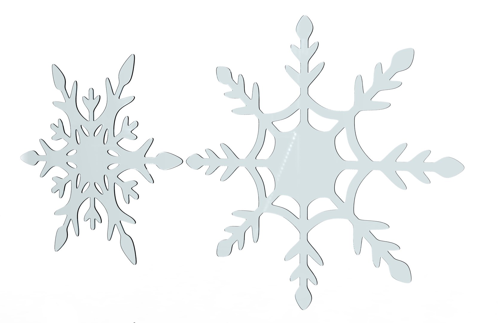 Realistic Snowflakes Model - TurboSquid 1495819