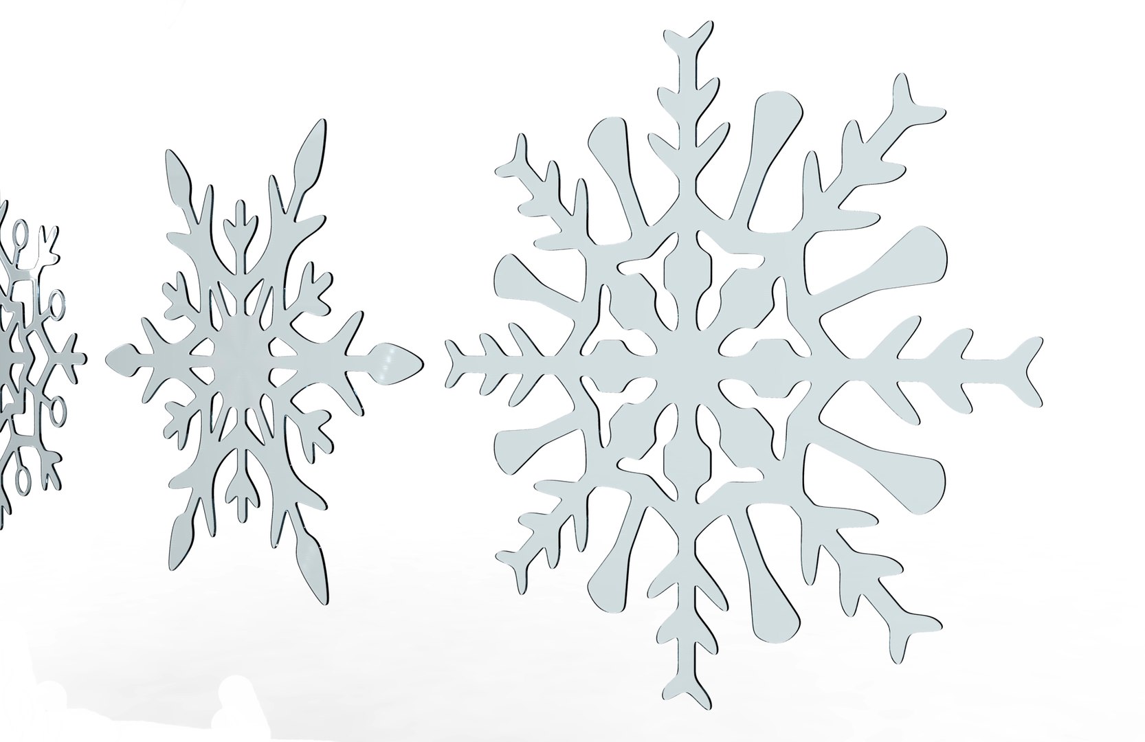 Realistic Snowflakes Model - TurboSquid 1495819