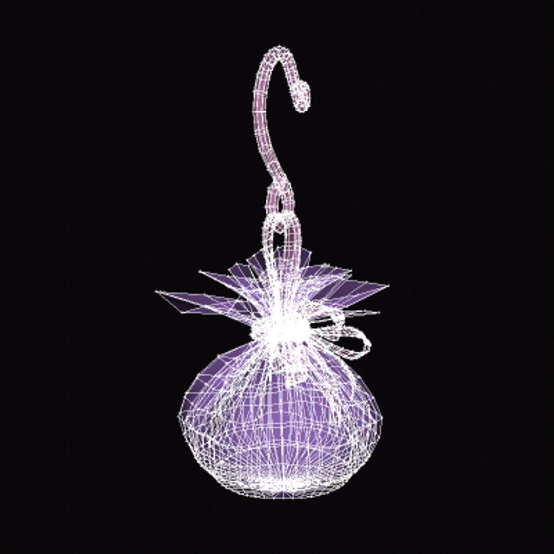 3d hanging sachet zipped