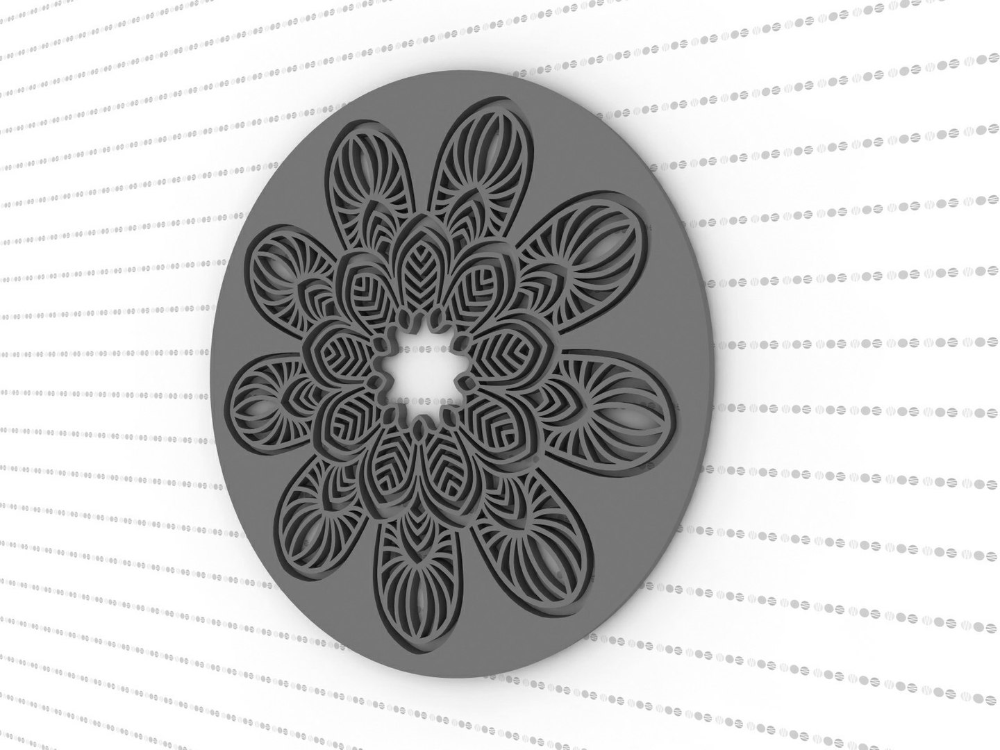 3D mandala cnc - TurboSquid 1583273