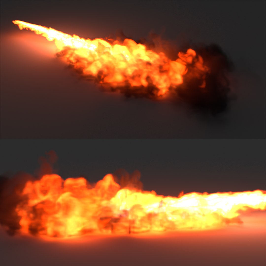 Volumetrische Feueranimation (VDB) für Blender 3D-Modell - TurboSquid ...