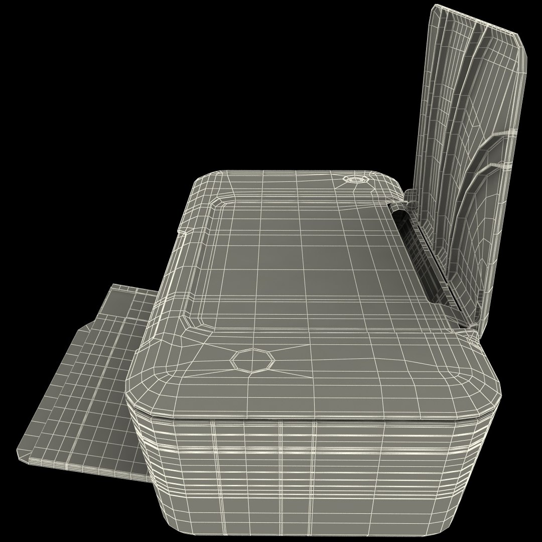 printer hp deskjet 1000 3d model