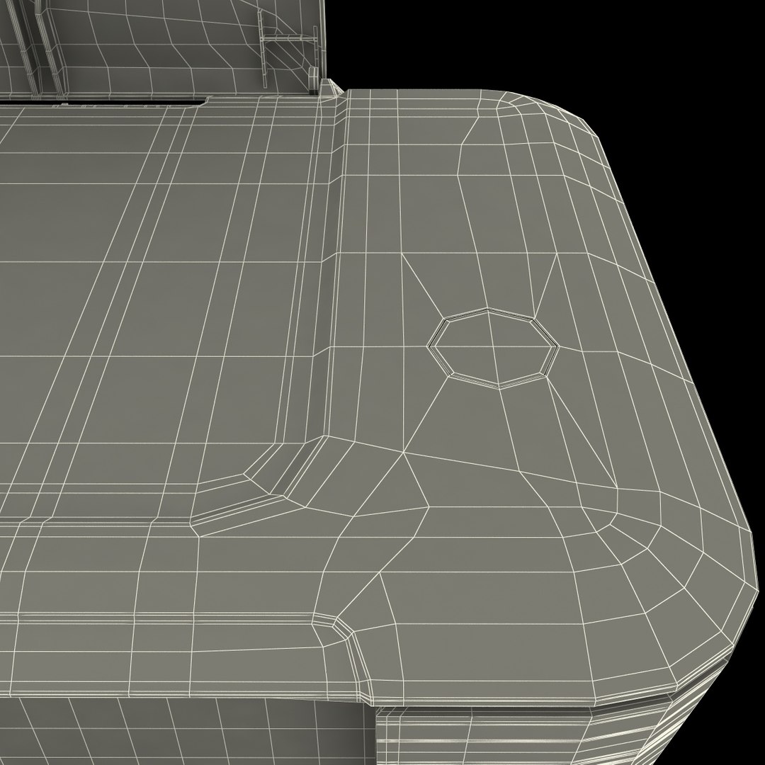 printer hp deskjet 1000 3d model