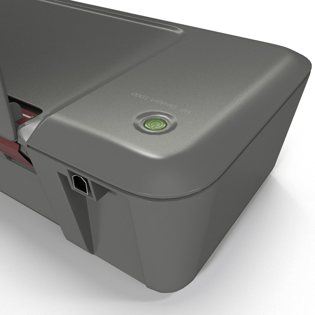 printer hp deskjet 1000 3d model