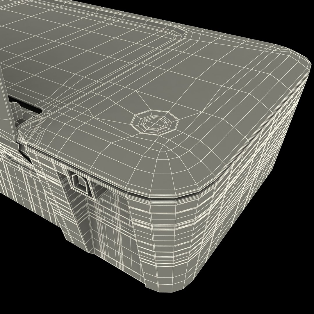 printer hp deskjet 1000 3d model