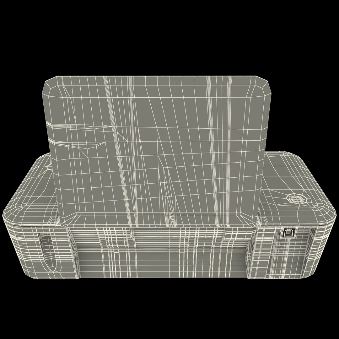 printer hp deskjet 1000 3d model