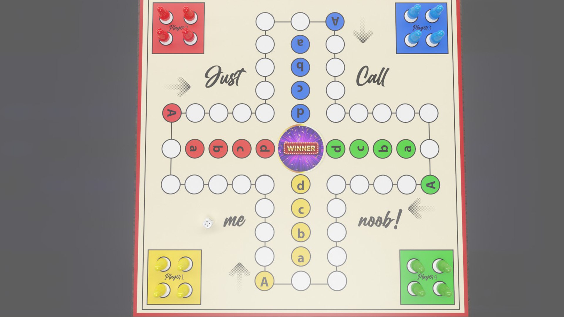 Ludo Board 3D Model - TurboSquid 2161013