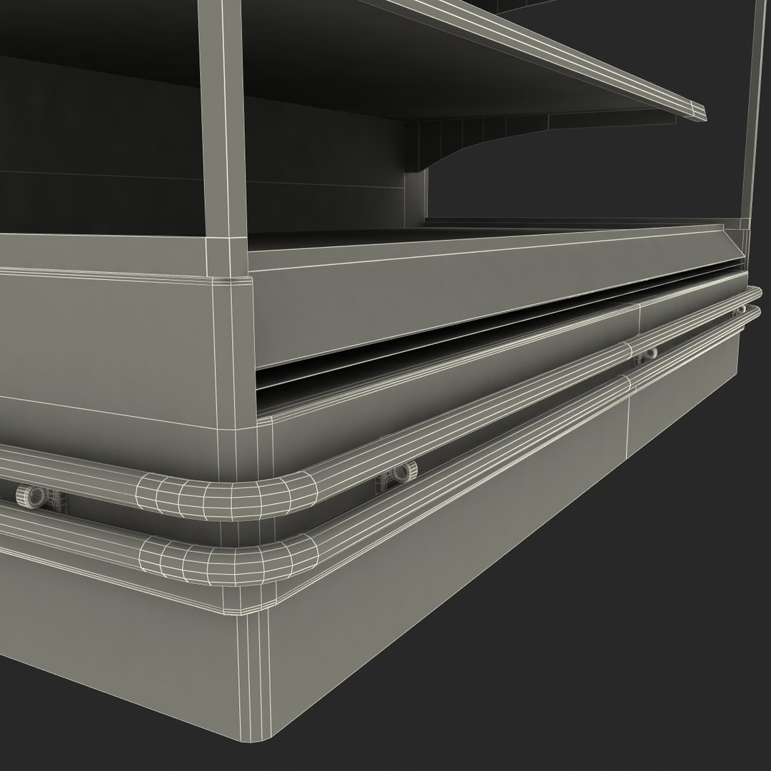 3d Model Supermarket Shelf 7