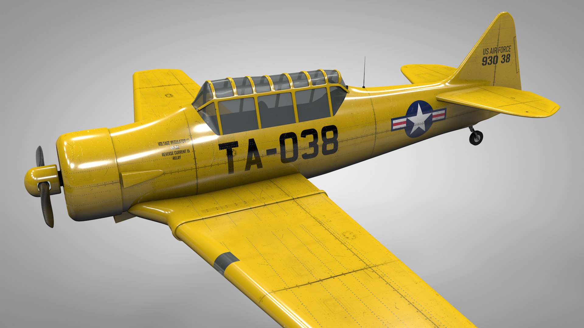 T6 Texan Ta 038 3D - TurboSquid 1415639
