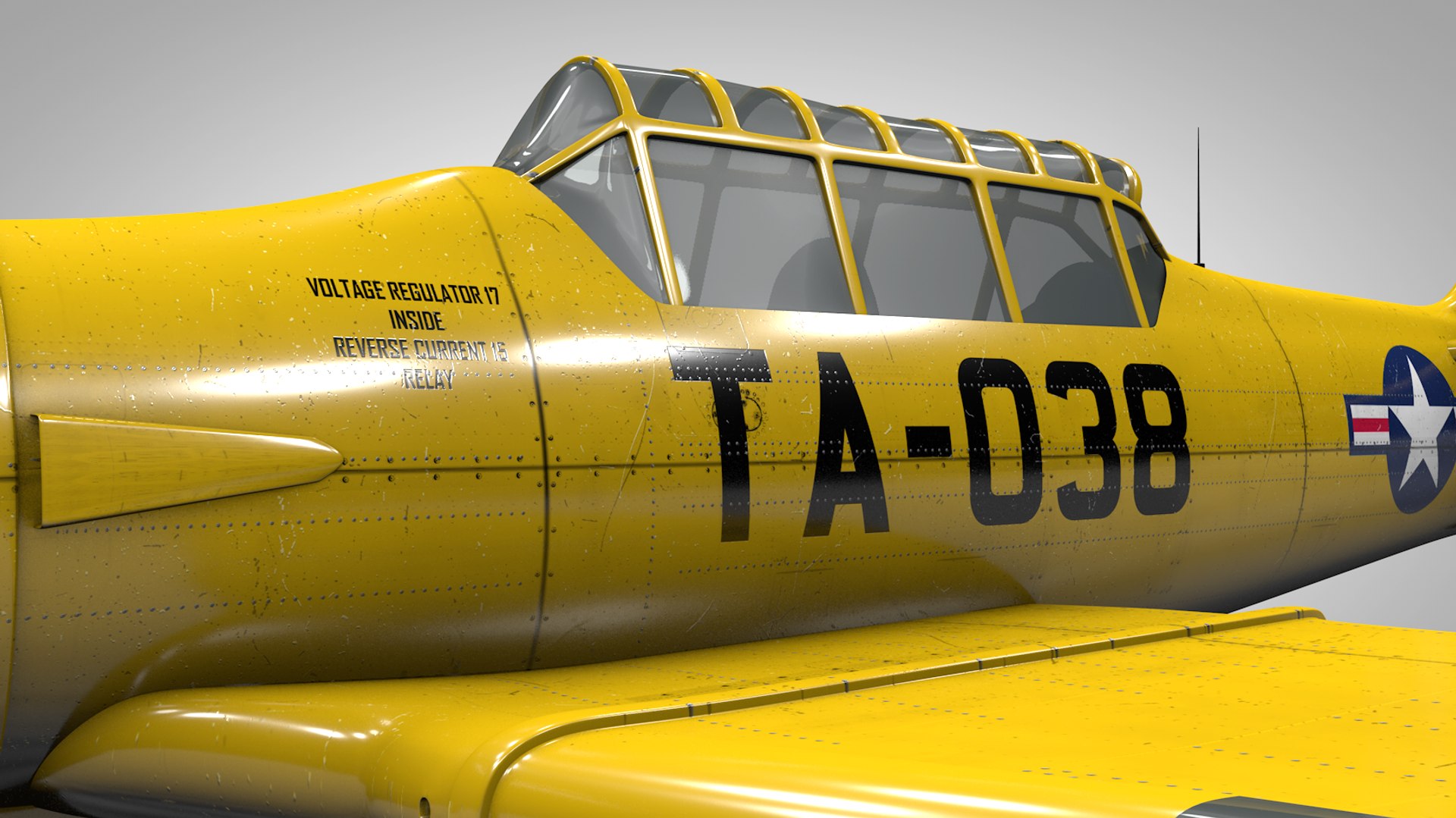 T6 Texan Ta 038 3D - TurboSquid 1415639