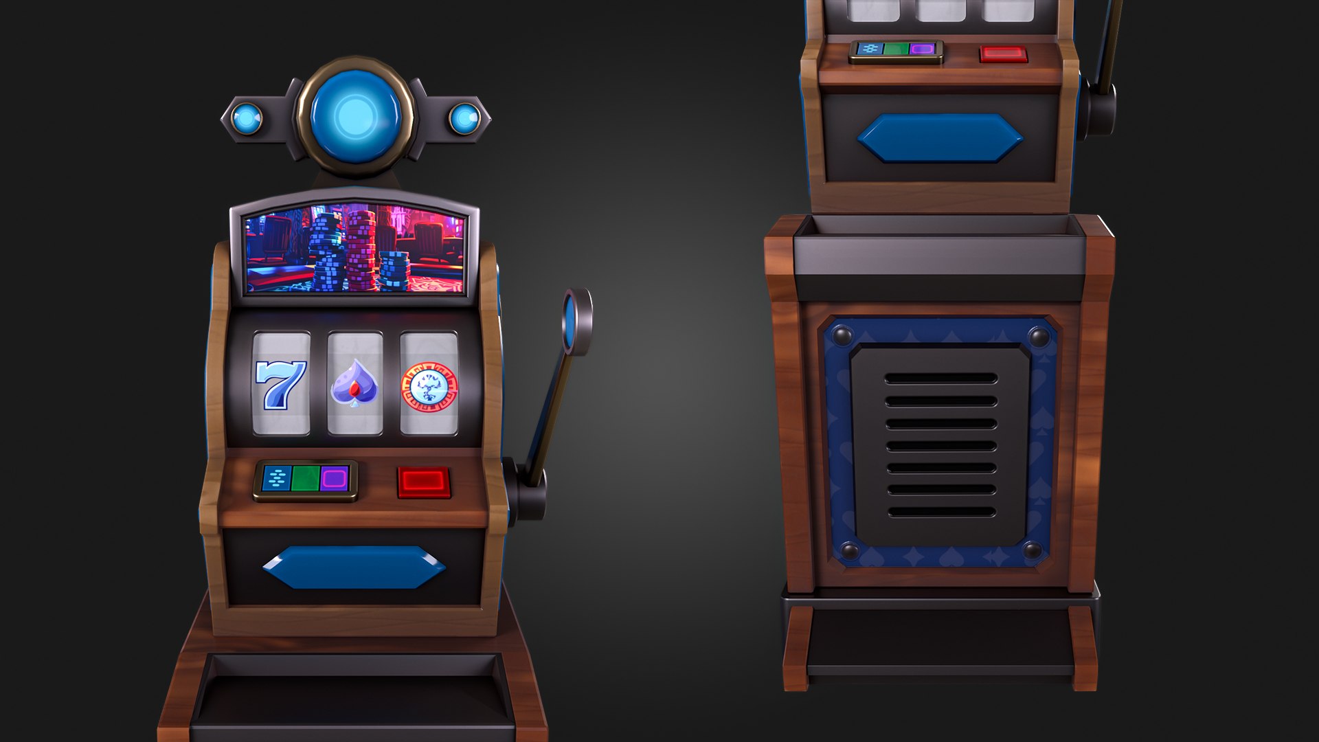 Slot Machine 3D - TurboSquid 2206928
