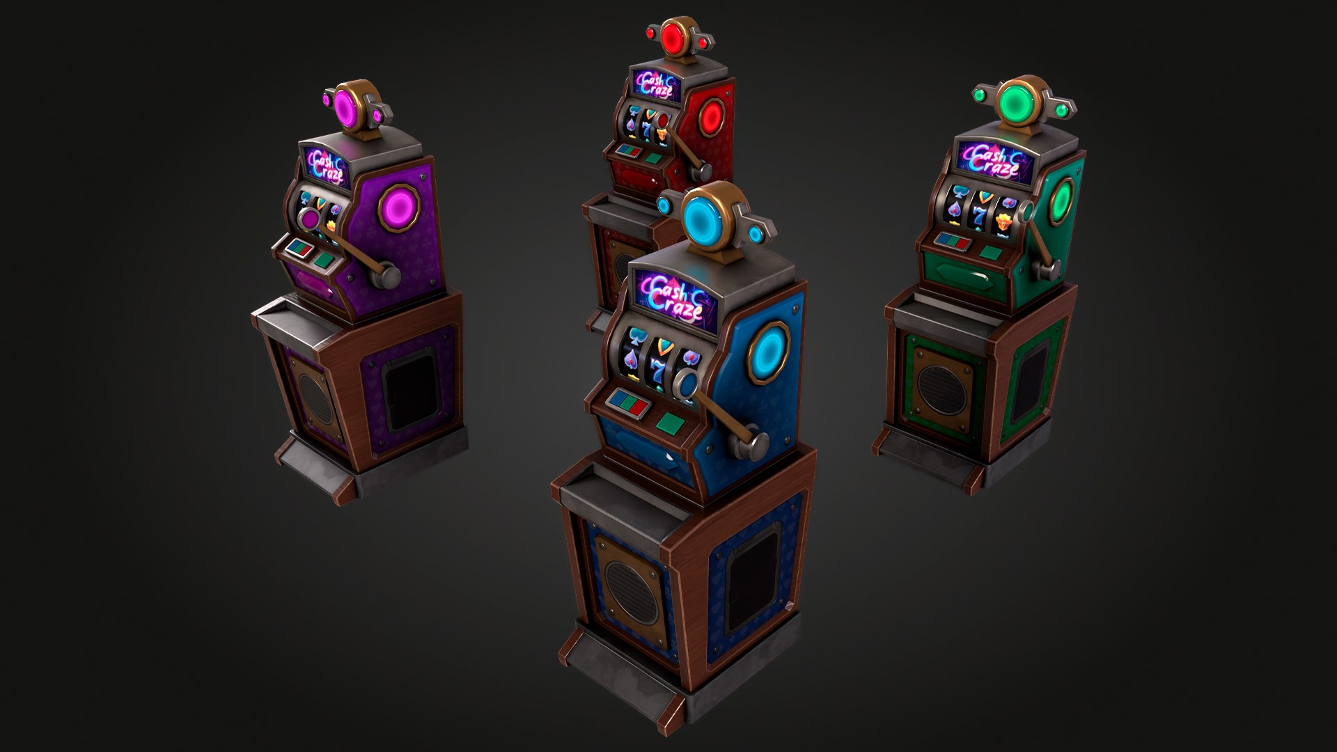 Slot Machine 3D - TurboSquid 2206928