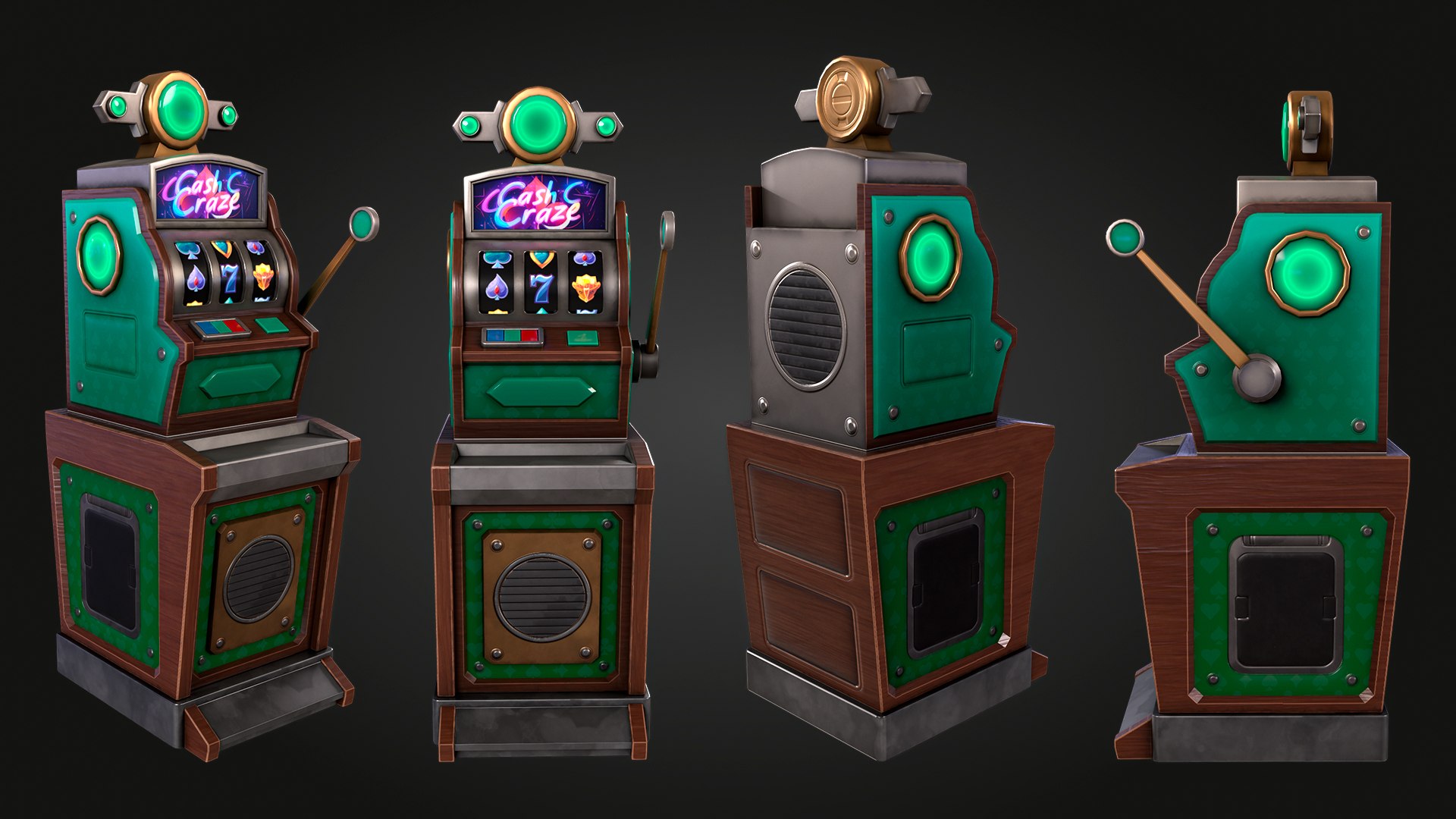 Slot Machine 3D - TurboSquid 2206928
