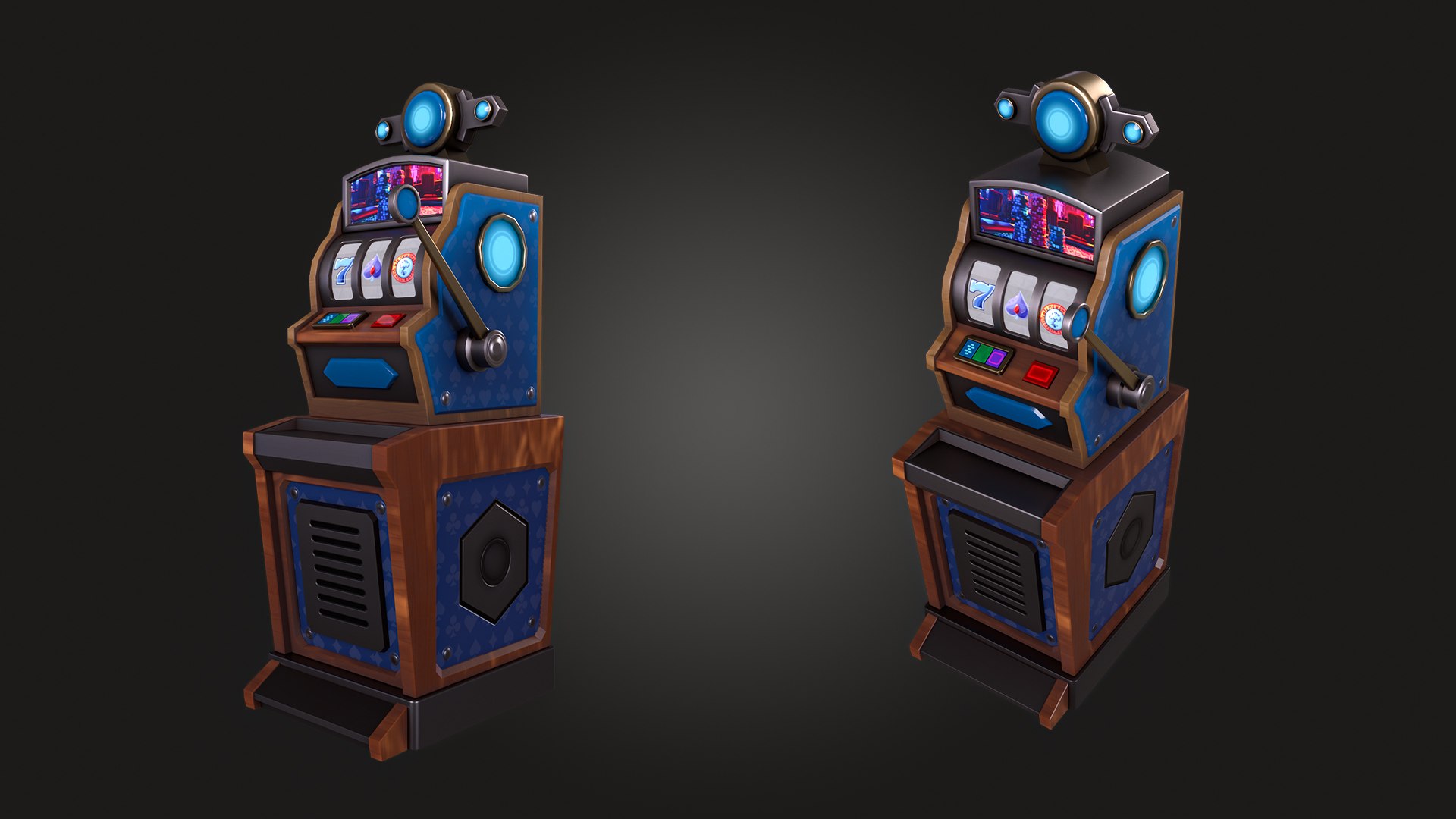 Slot Machine 3D - TurboSquid 2206928