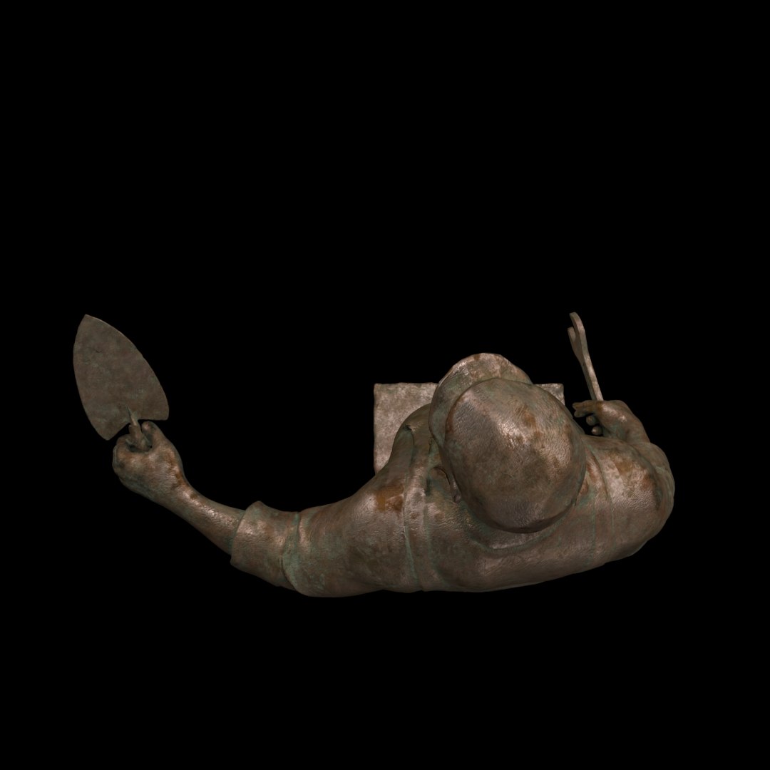 Worker Statue 3D Model - TurboSquid 1301212