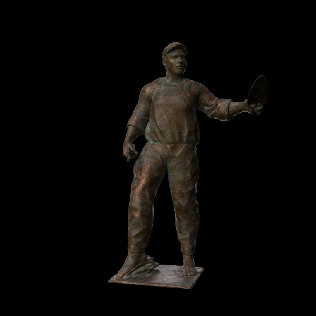 Worker Statue 3D Model - TurboSquid 1301212