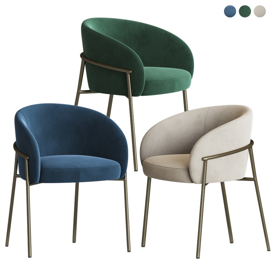 Rimo Dining Chair Parla 3D - TurboSquid 1662121
