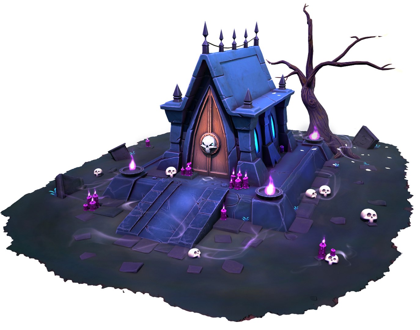 3D Stylized Crypt Model - TurboSquid 1625779