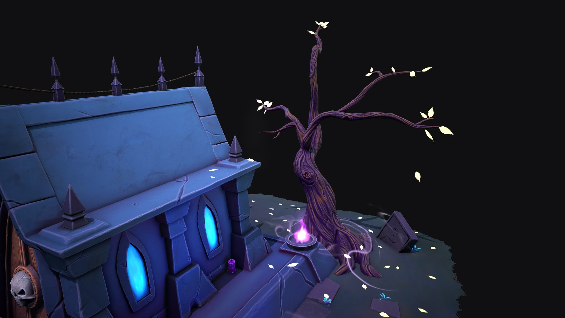 3D Stylized Crypt Model - TurboSquid 1625779