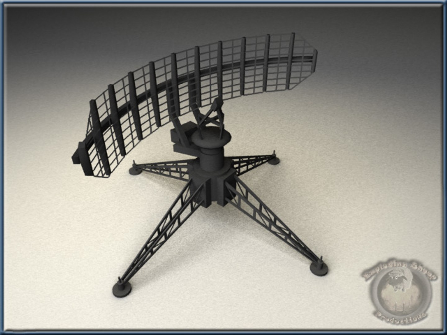 3d Model Mobile Radar