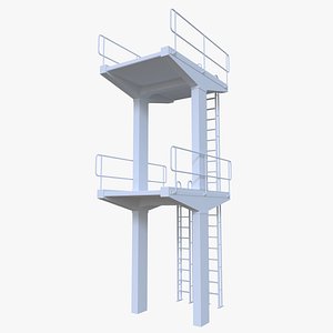 Diving Platform 3D Models for Download | TurboSquid