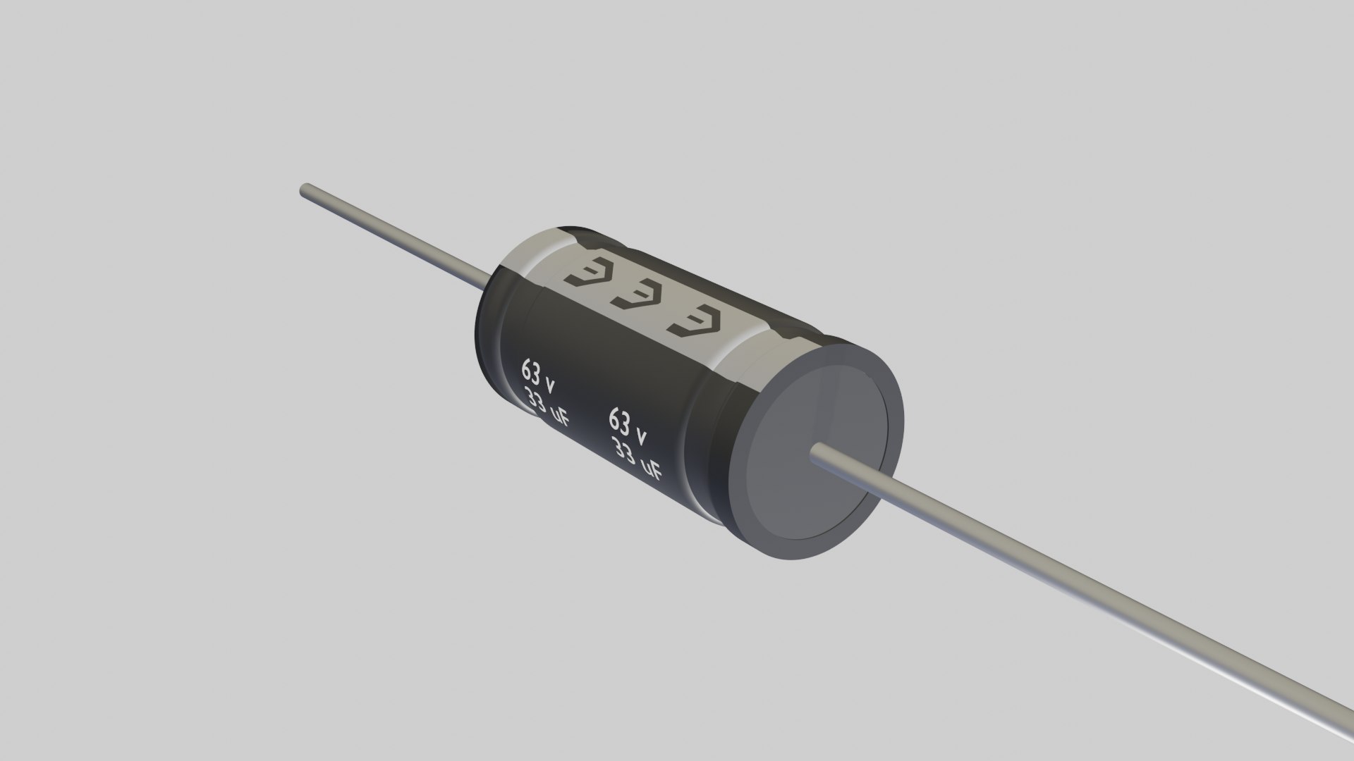 Axial Capacitors 3D Model - TurboSquid 1501098