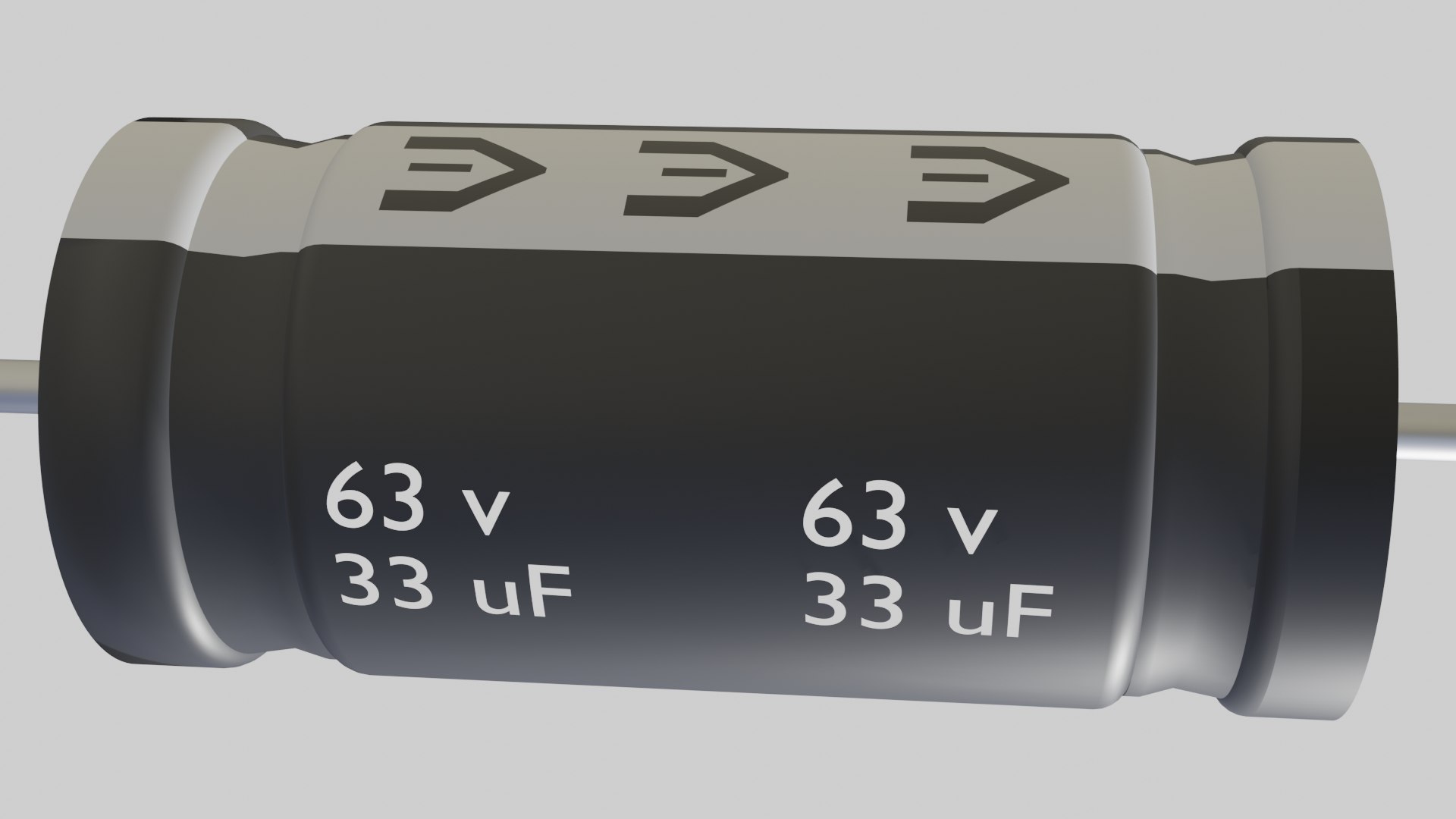 Axial Capacitors 3D Model - TurboSquid 1501098