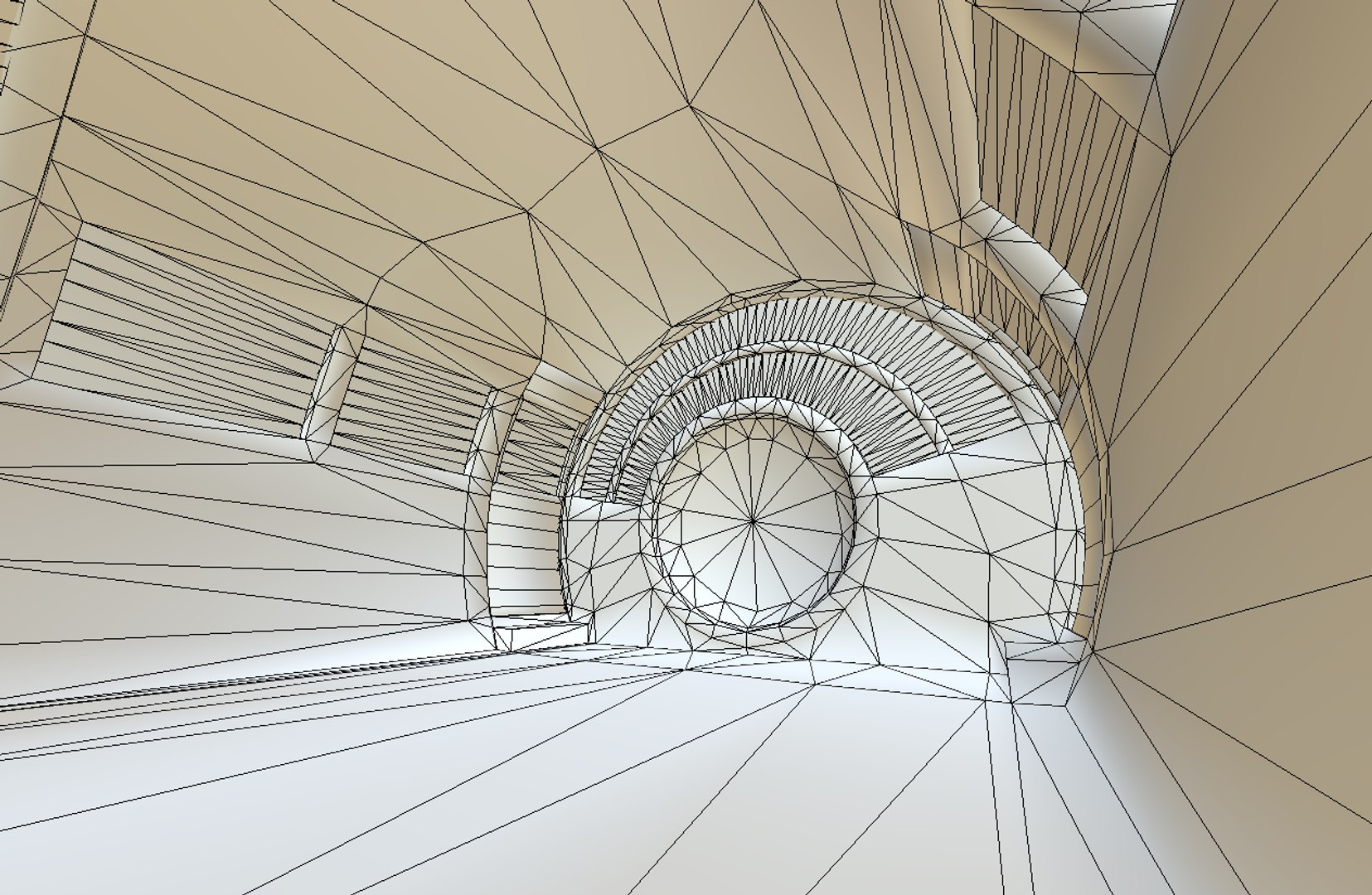 drivers cap module low-poly 3d model