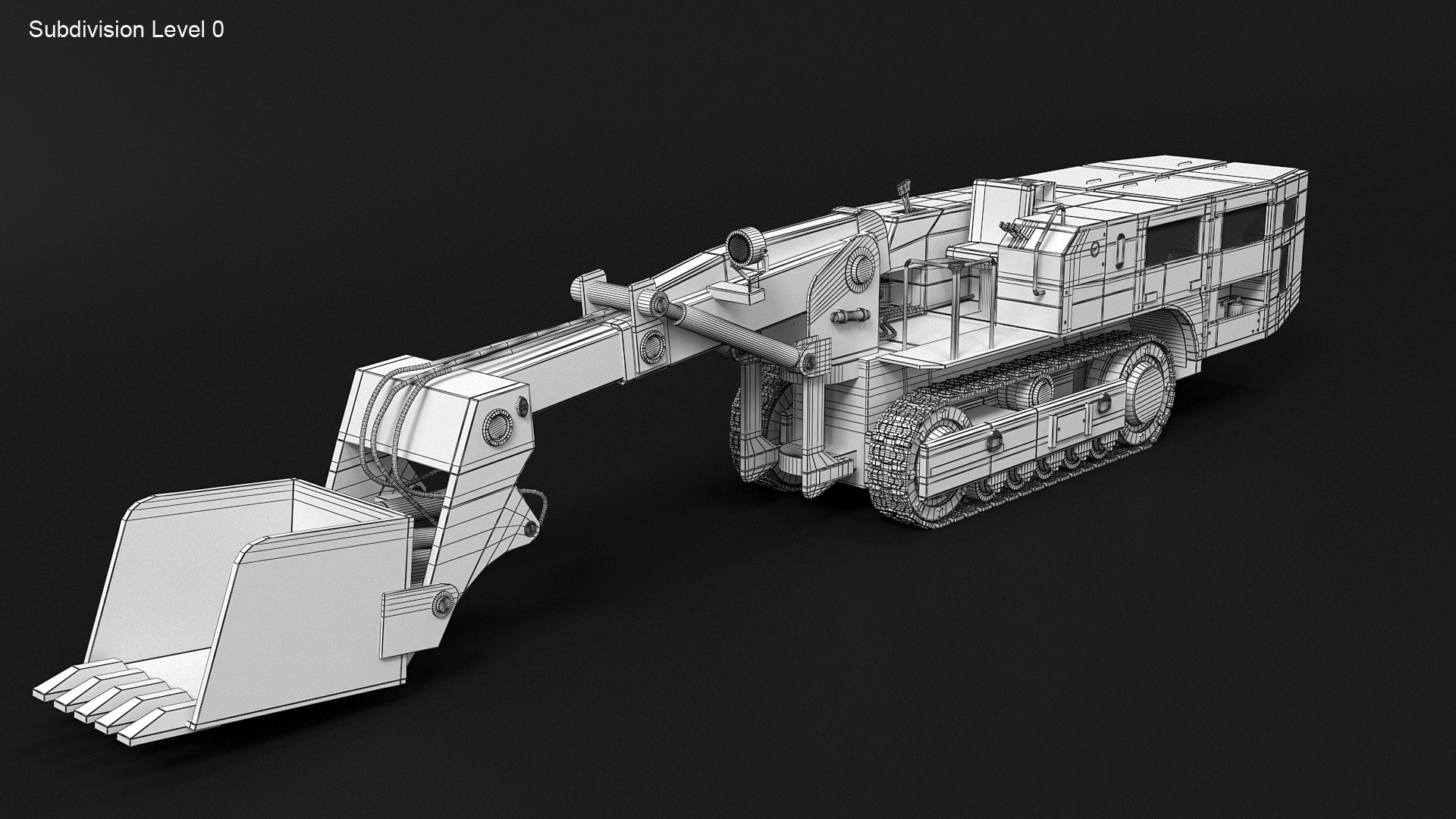 3D Model Underground Mining Loader - TurboSquid 1984878