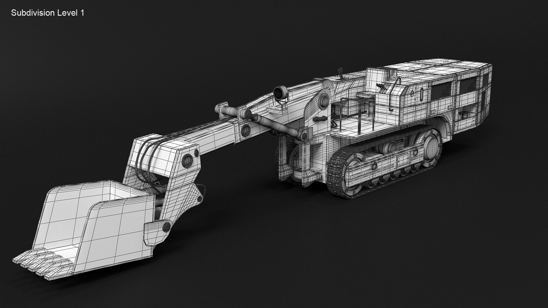 3D Model Underground Mining Loader - TurboSquid 1984878