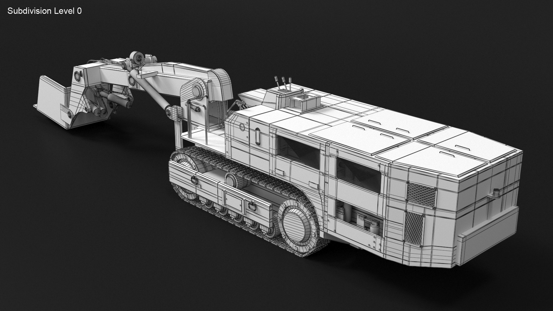 3D Model Underground Mining Loader - TurboSquid 1984878