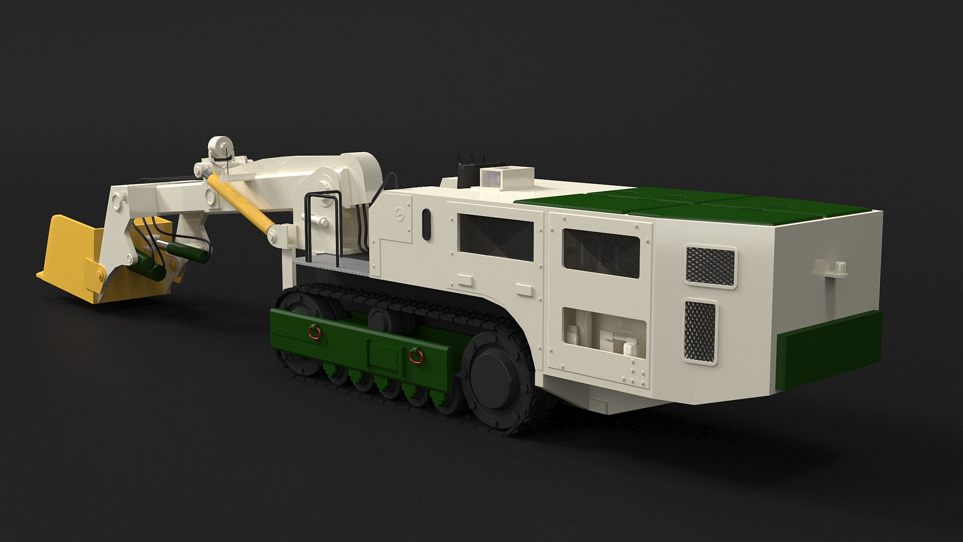 3D Model Underground Mining Loader - TurboSquid 1984878