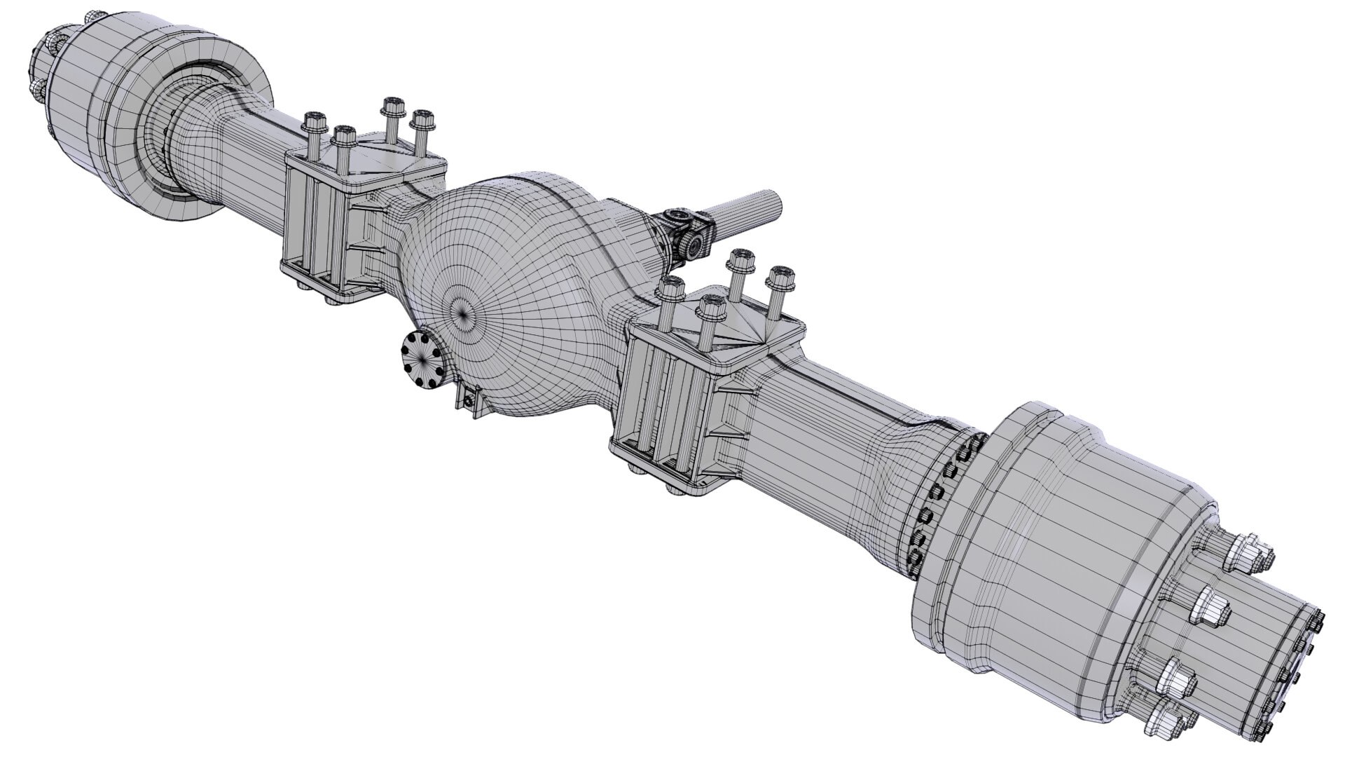 Suspension Axle Rear 3D Model - TurboSquid 1581244