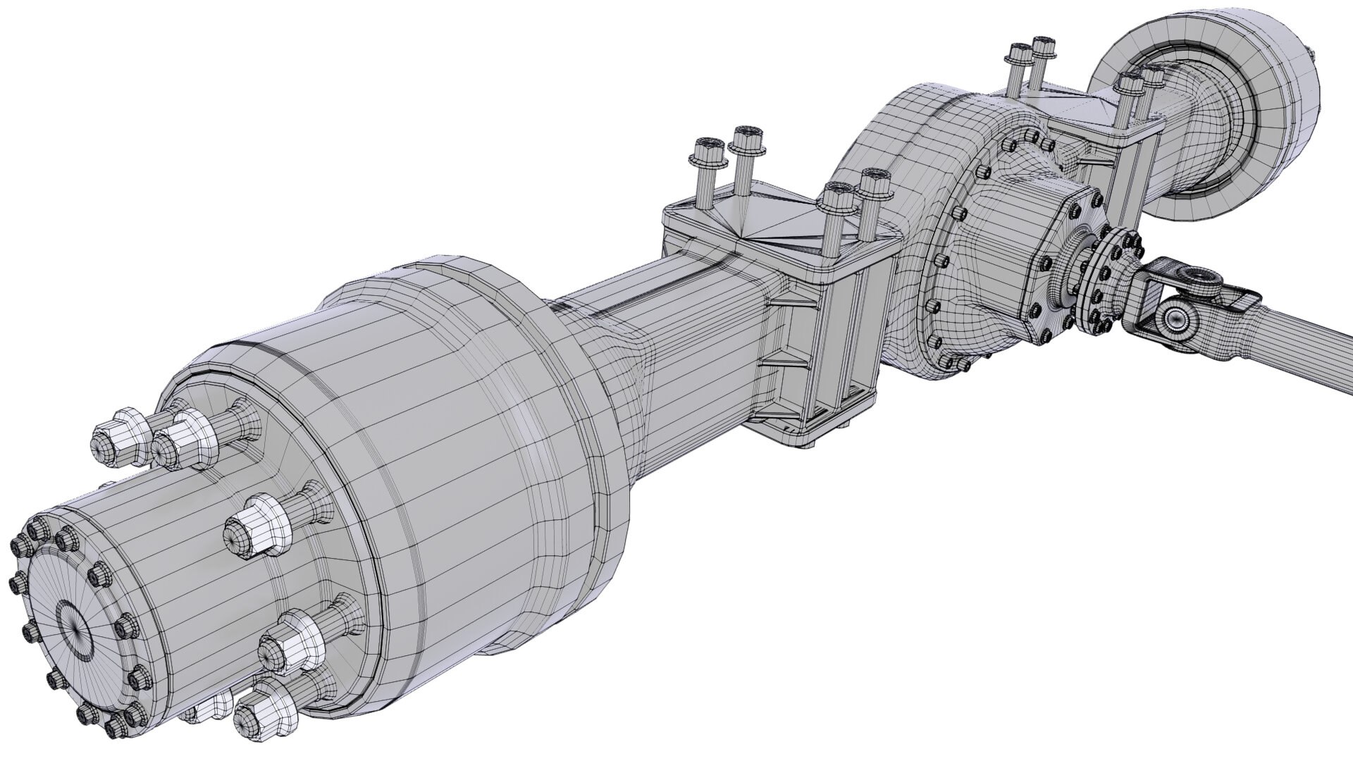 Suspension Axle Rear 3D Model - TurboSquid 1581244