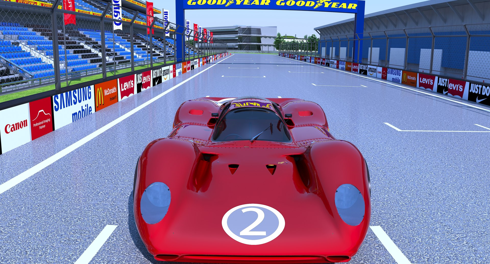 3D Car Race Track Model - TurboSquid 1349789